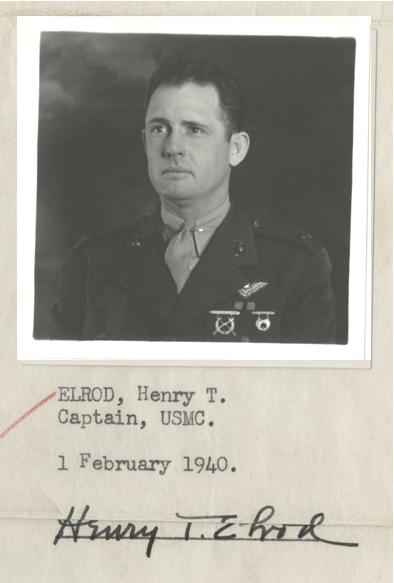 NARA Coast to Coast: Henry T. Elrod, U.S. Marine Corps Fighting ...